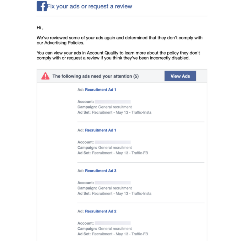 How To Solve Issues With Disapproved Meta Ads on Facebook & Instagram ...